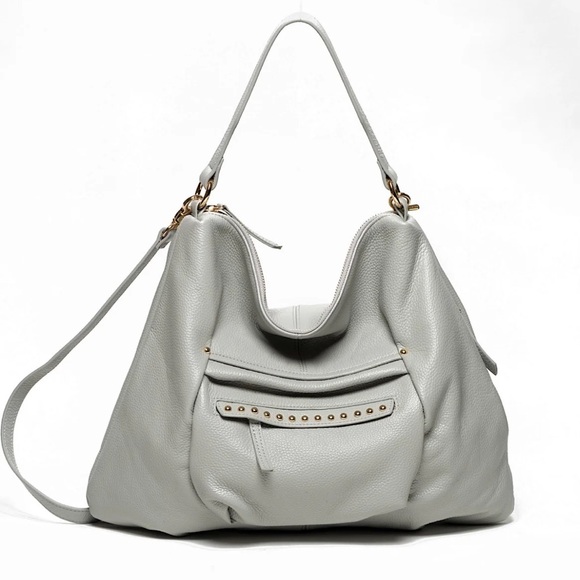 Laggo | Bags | Laggo The Joyce Pebbled Leather Satchel Hobo Shoulder ...